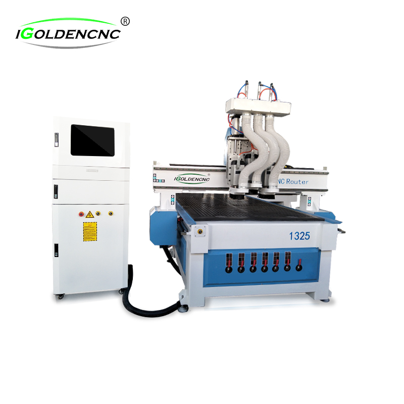Three-process Woodworking Cnc Router Engraving Machine - iGolden CNC