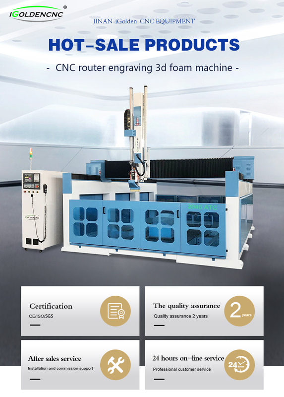 New 4 Axis Cnc Hotwire Foam Cutting Machine - iGolden CNC