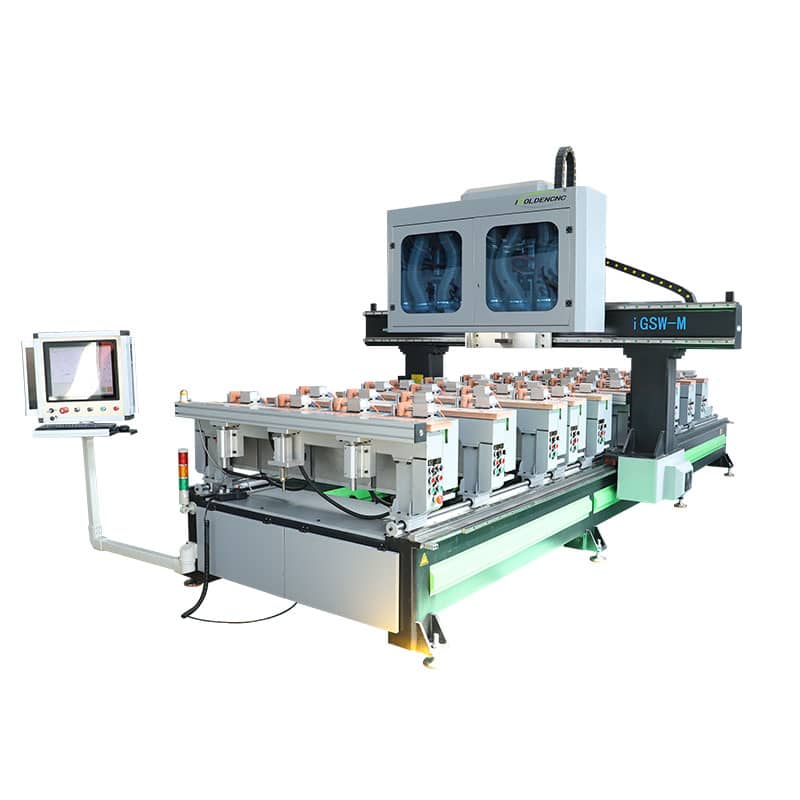 Double Table CNC Solid Wood Slot Milling Machine from China ...