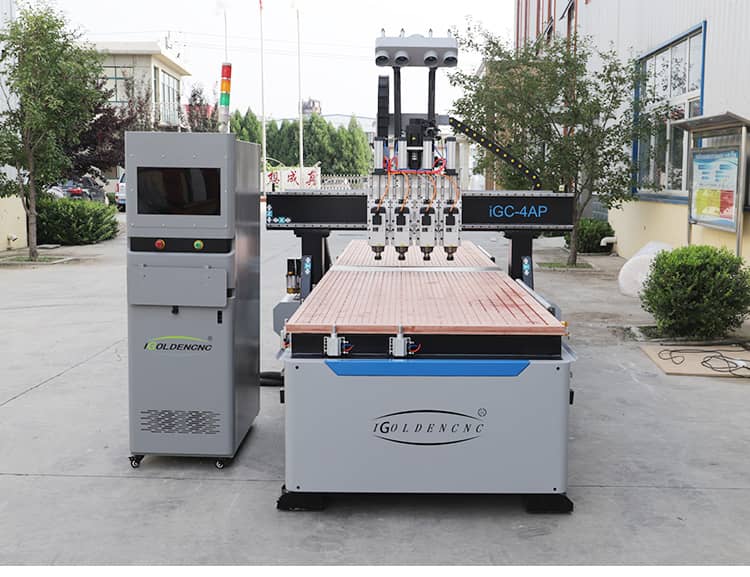 Double Platform MDF And Plywood Board Cutting CNC Router Machine from ...