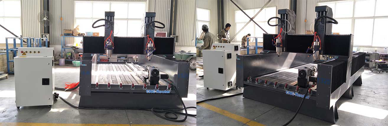 Double-head Stone Engraving Machine CNC Router from China manufacturer ...